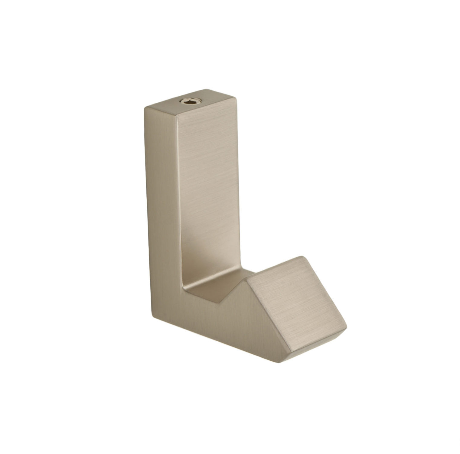 Ethan mini matte nickel wall hook - La Quincaillerie
