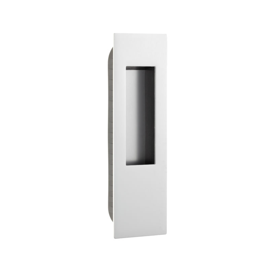 Semi-open rectangle recessed handle 155x45 - La Quincaillerie